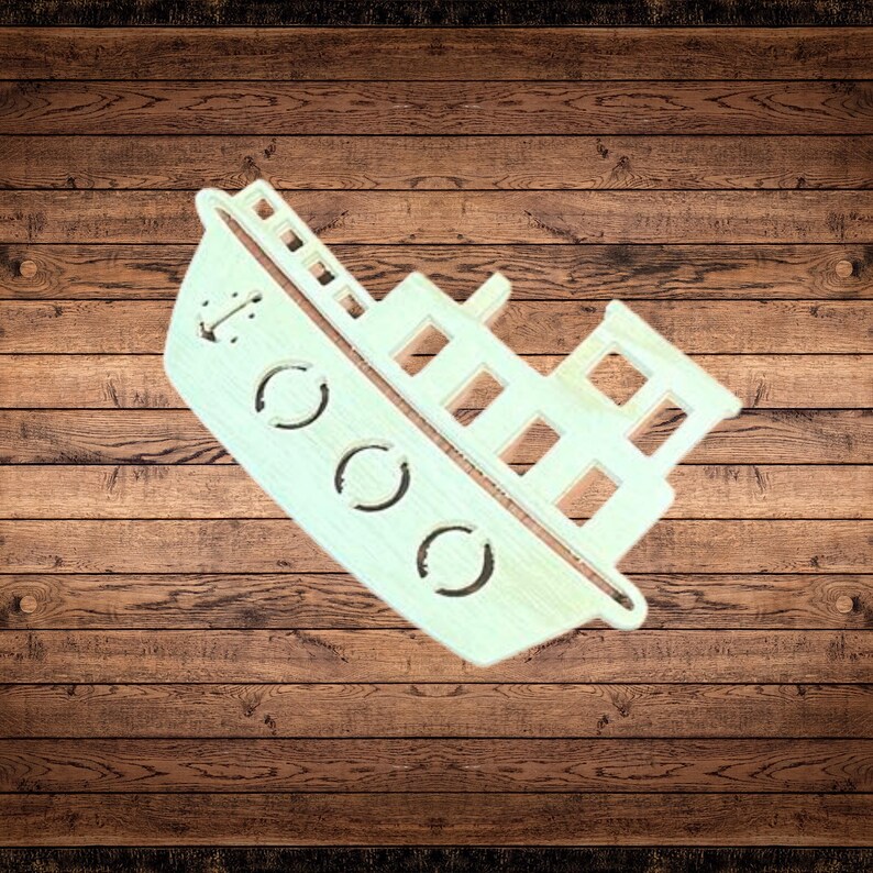 Wooden Nautical Tugboat Cutout - Tugboat Wooden Wall Hanging – DIY Wood ...