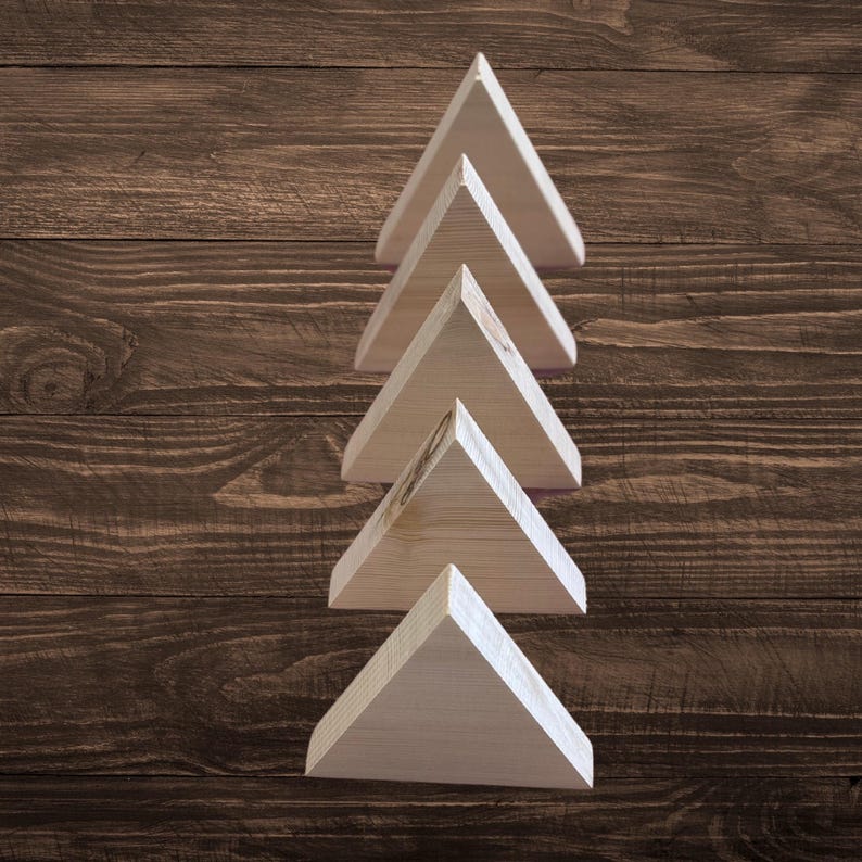 Unfinished Pine Wood Triangle – DIY Craft Shape, Ready to Paint - Etsy