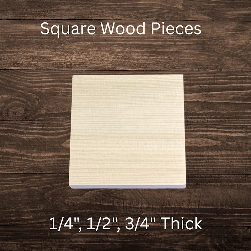 Wood Square - Etsy