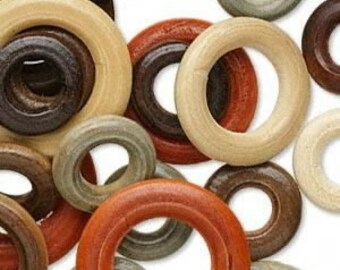 Craft wood rings | Etsy