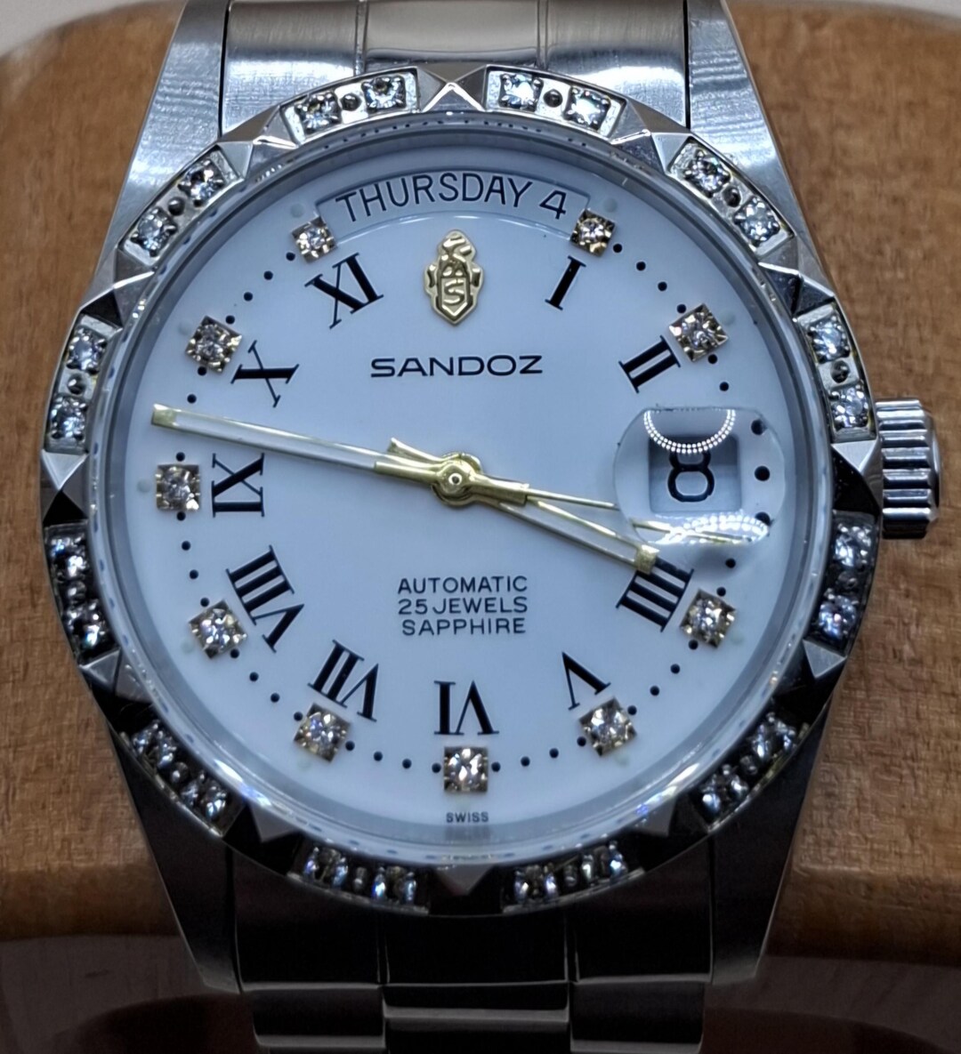 Vintage Sandoz 25 Jewels Sapphire Automatic Watch - Etsy