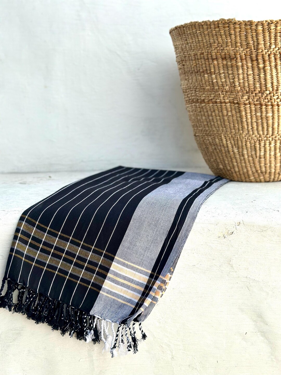 The Onyx Weave Kenyan Kikoy - African Kikoy - Kikoi - Sarong - Beach ...