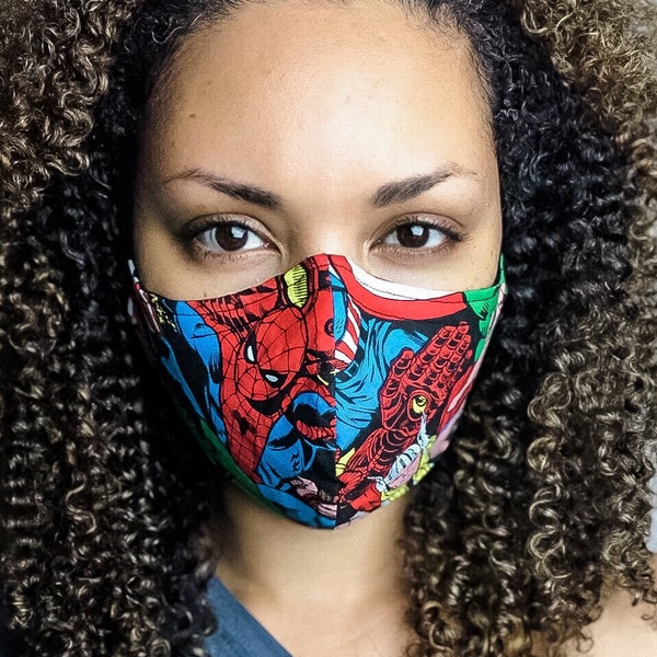 Superhero Masks - Etsy