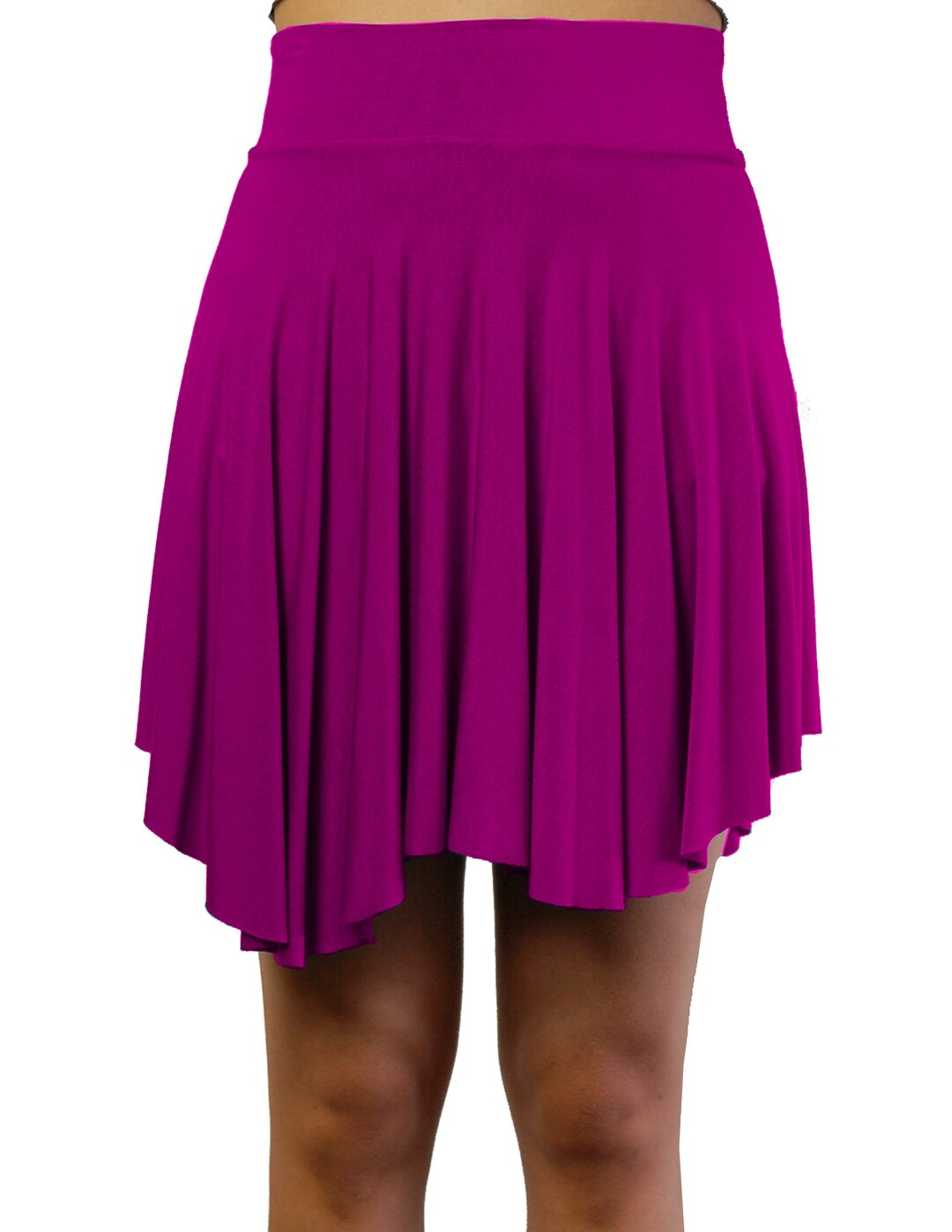 Cherie Mini Skater Skirt Flowy Mini Skirt Mini Skirt Asymmetrical Hem Skirts Skirt With Wide