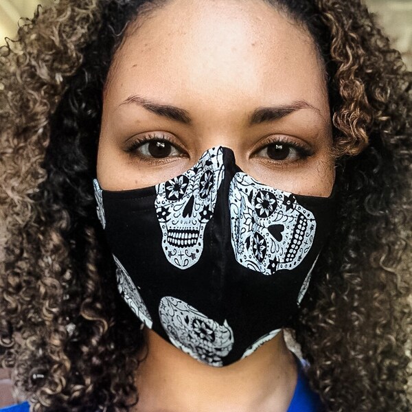 Skull Face Mask - Etsy