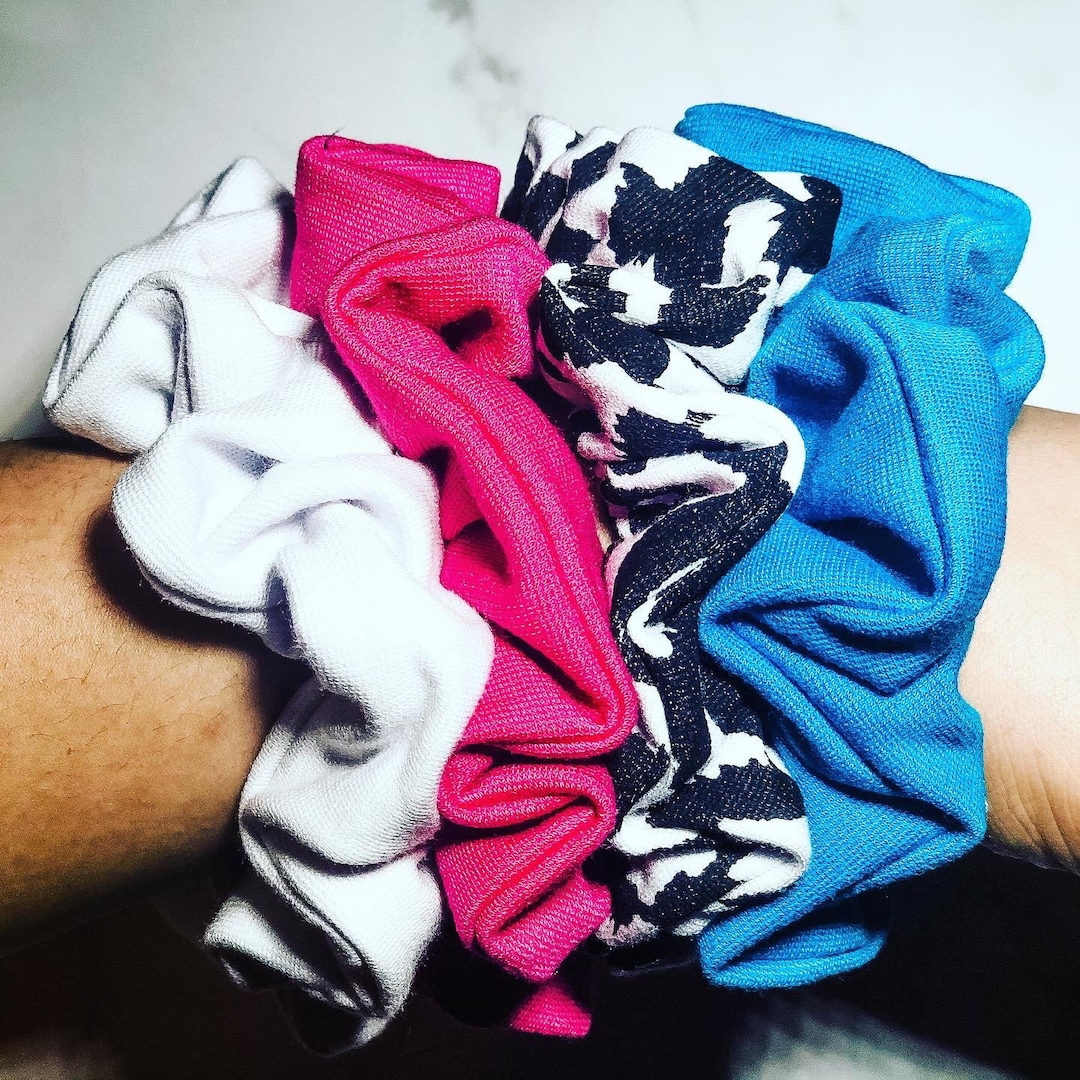 Stretch Fabric Scrunchie, Kids Scrunchie, Girls Scrunchies, Adult ...