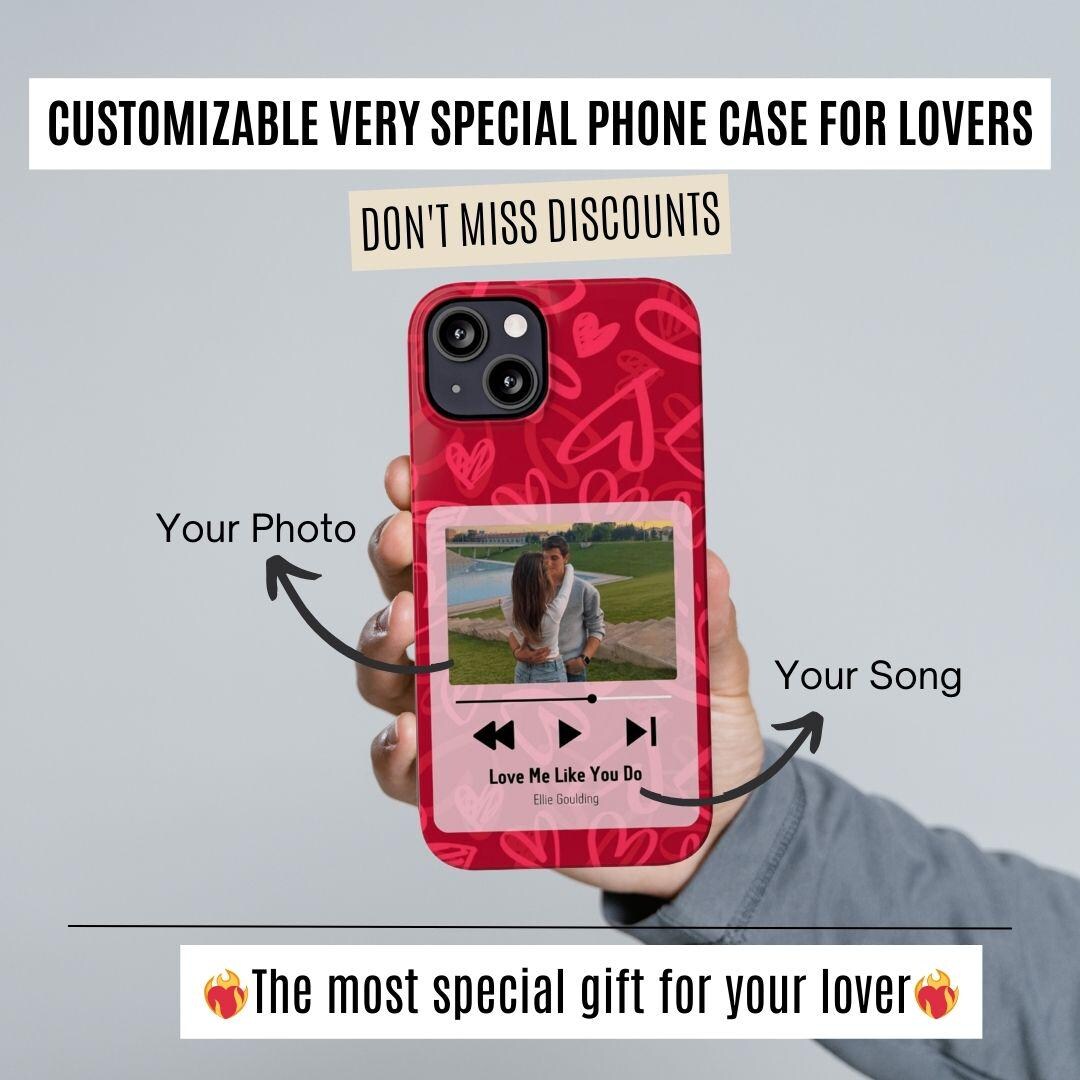 Customizable Very Special Song Phone Case for Lovers, Special Couple ...