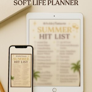Summer Hit List: Printable Checklist for Women's Travel Goals (digital ...