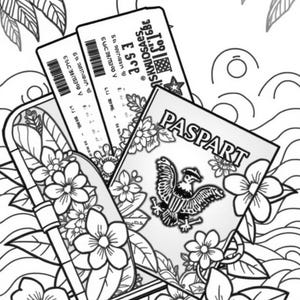 Flight Attendant Coloring Book | Aviation Gift for Cabin Crew & Pilots ...
