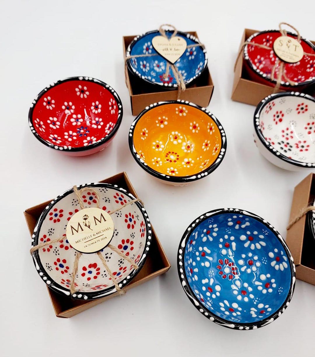 Wedding Gifts for Guests in Bulk, Wedding Bowl Tile Gifts for Guests in ...