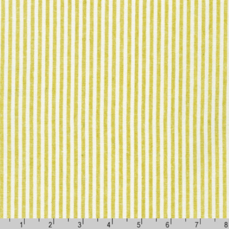 Gingham Mustard Fabric - Etsy