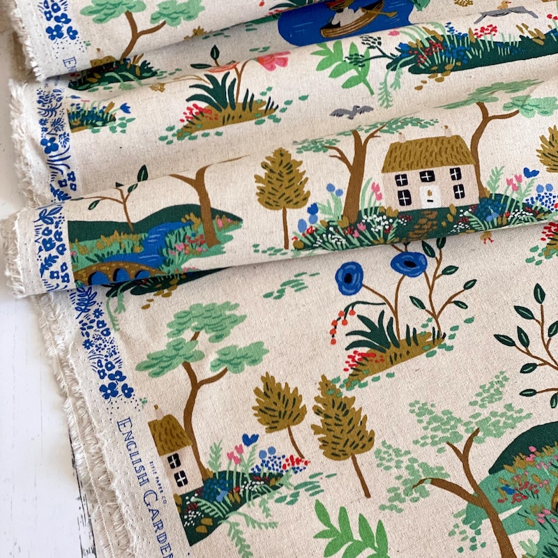 English Toile Fabric - Etsy