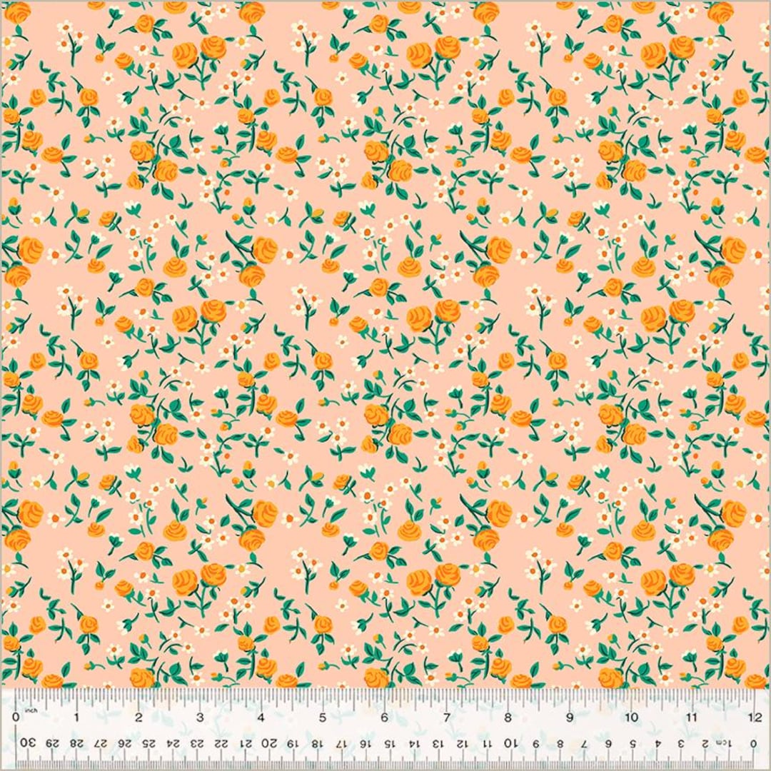 Mousy Floral Blush From Heather Ross by Hand Collection by Heather Ross ...