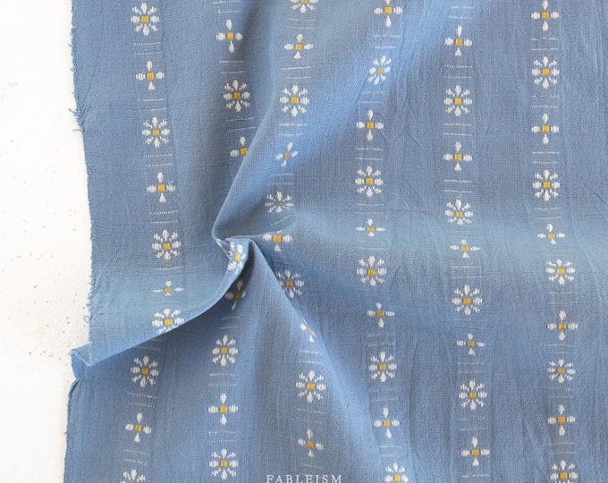 Forest Forage Daisies in Stone Blue From Fableism - Etsy