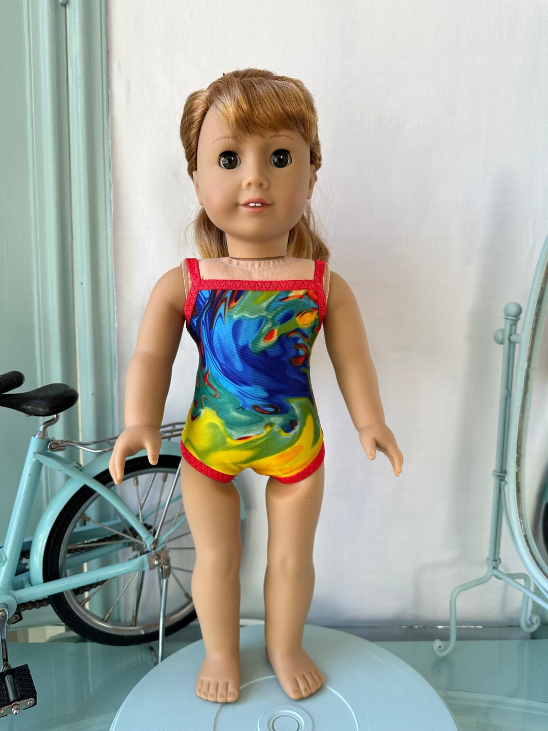 American Made Doll Swimsuit To Fit 18 Inch Dolls Such As American Girl Etsy