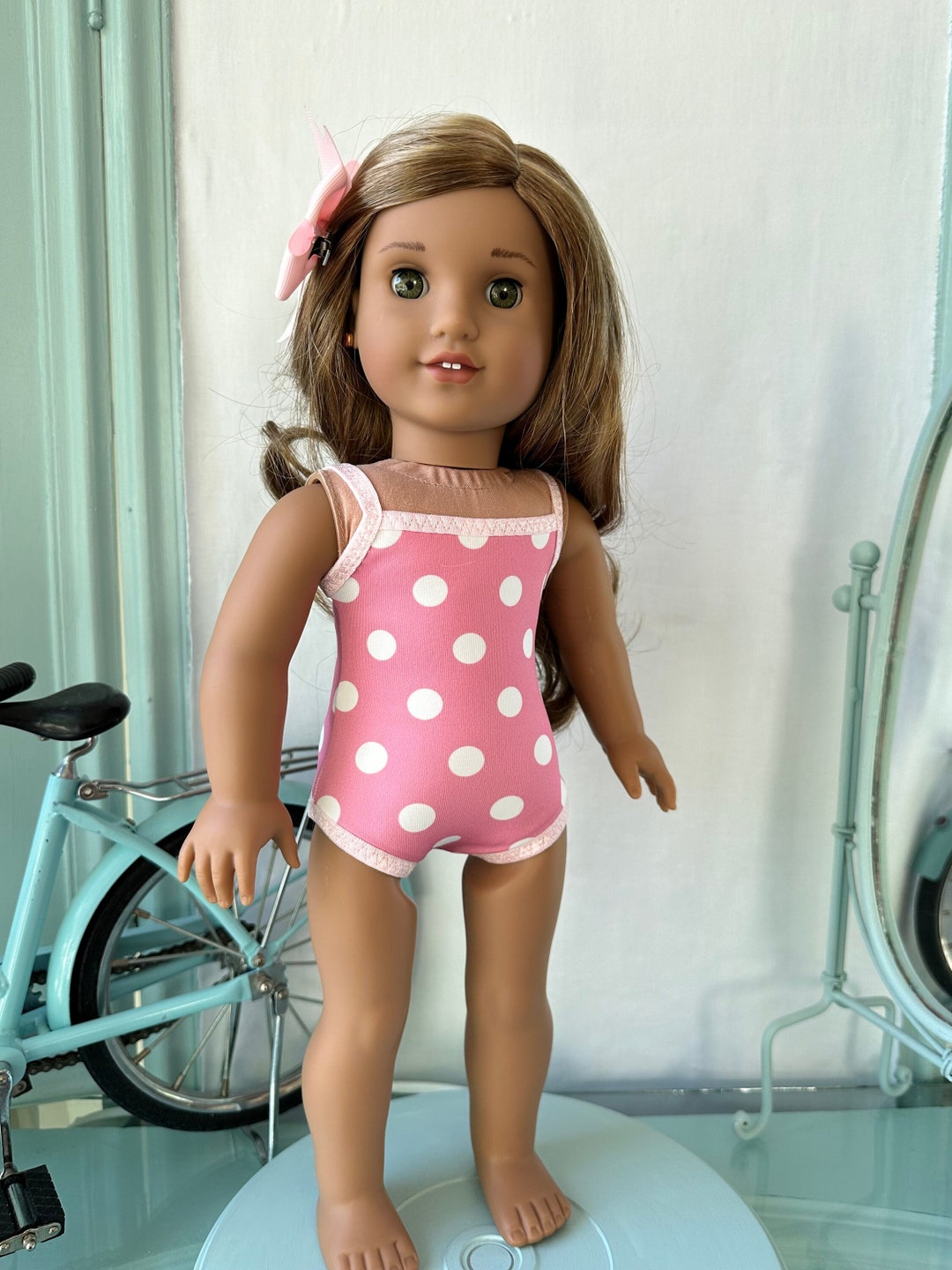 American Made Doll Swimsuit To Fit 18 Inch Dolls Such As American Girl Etsy