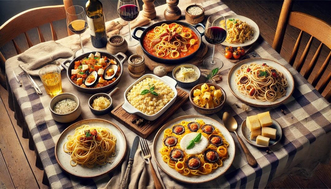 Traditional Italian First Courses - Etsy