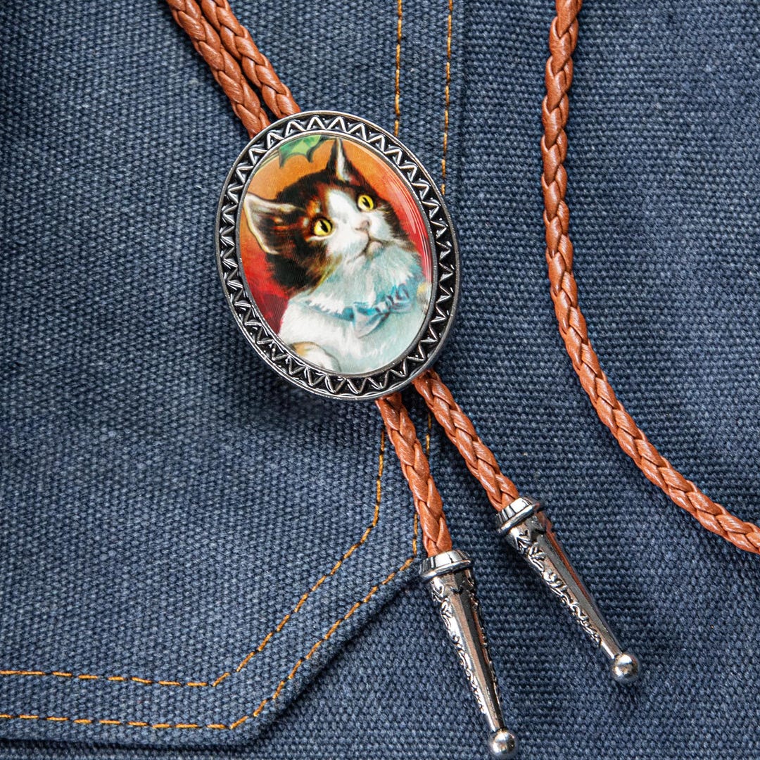 Custom Pet Bolo Tie, Wedding Bolo Tie - Western Gifts for Him, Leather ...