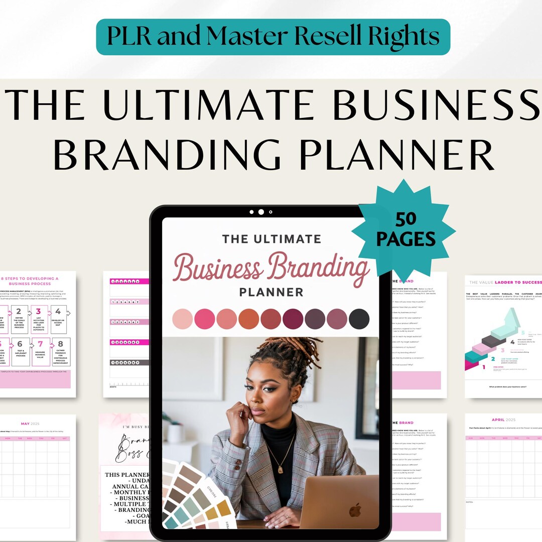Ultimate Business Branding Planner: Editable Canva Template (digital ...