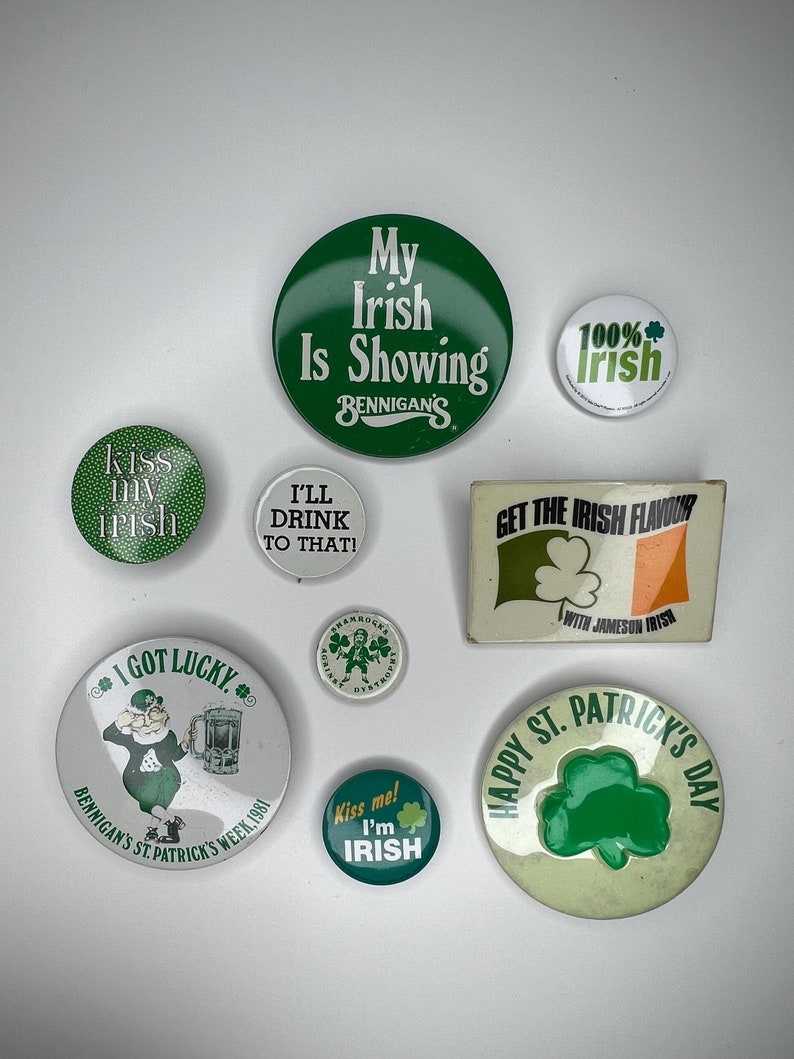 Irish Collection Rare Vintage Button Pack 8 Asstd. Buttons - Etsy