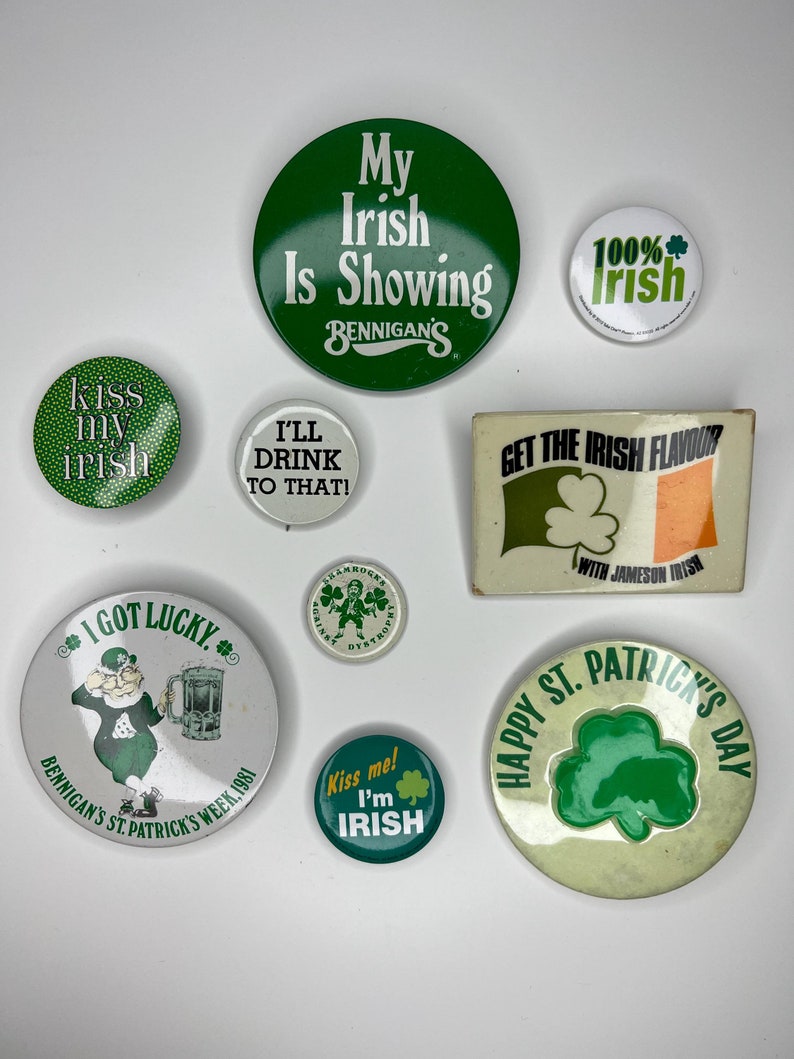 Irish Collection Rare Vintage Button Pack 8 Asstd. Buttons - Etsy