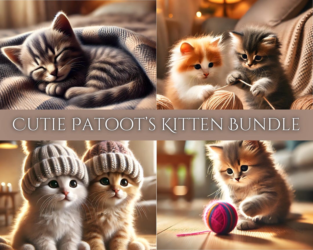 Cute Kittens - Digital Download Printable Wall Art & Design - Etsy