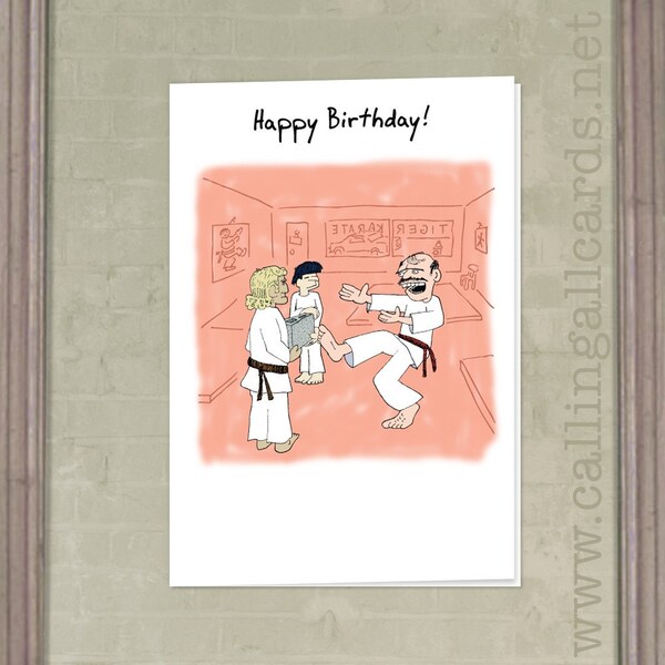 Karate Birthday Card - Etsy
