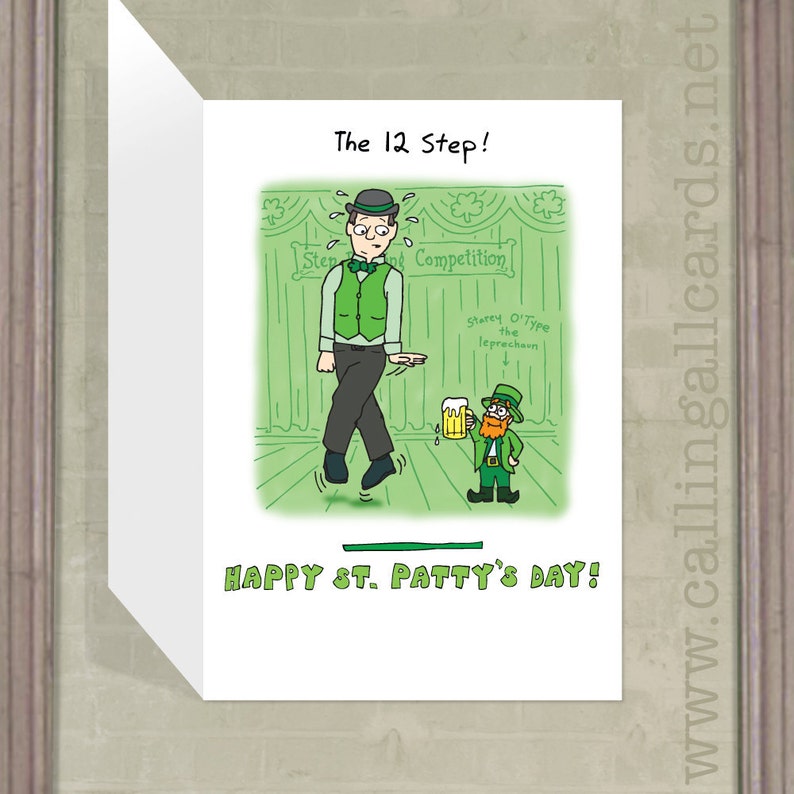 Irish Jig St. Patty's Day Card - Etsy