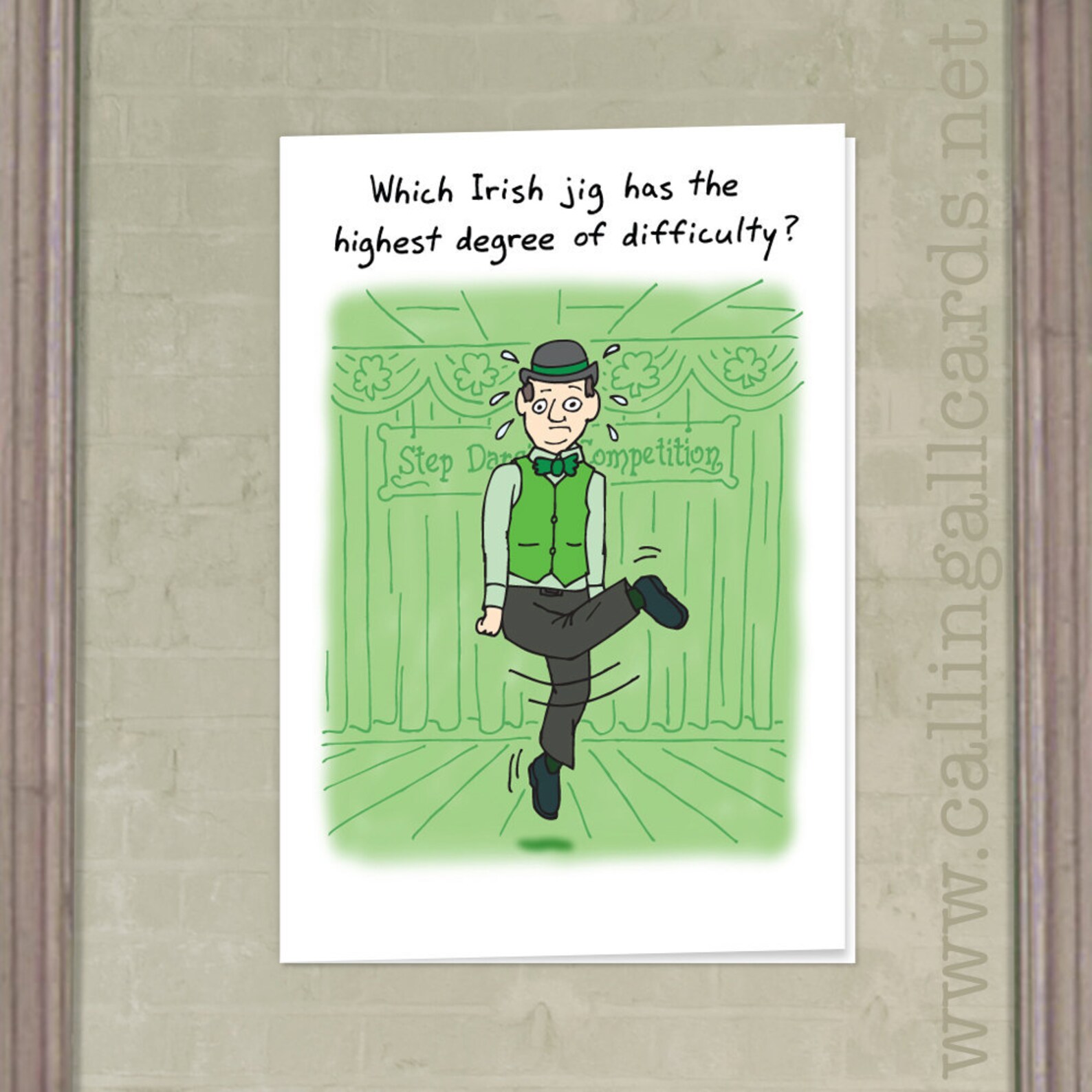Irish Jig St. Patty's Day Card - Etsy