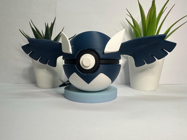 Pokémon TCG Shadow Lugia Inspired 3D Printed Pokeball Display Piece - Etsy