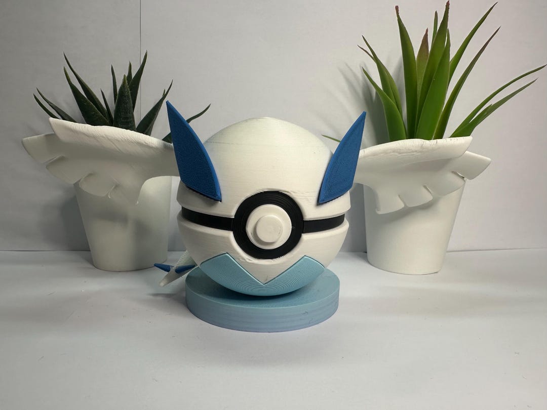 Pokémon TCG Lugia Inspired 3D Printed Pokeball Display Piece - Etsy