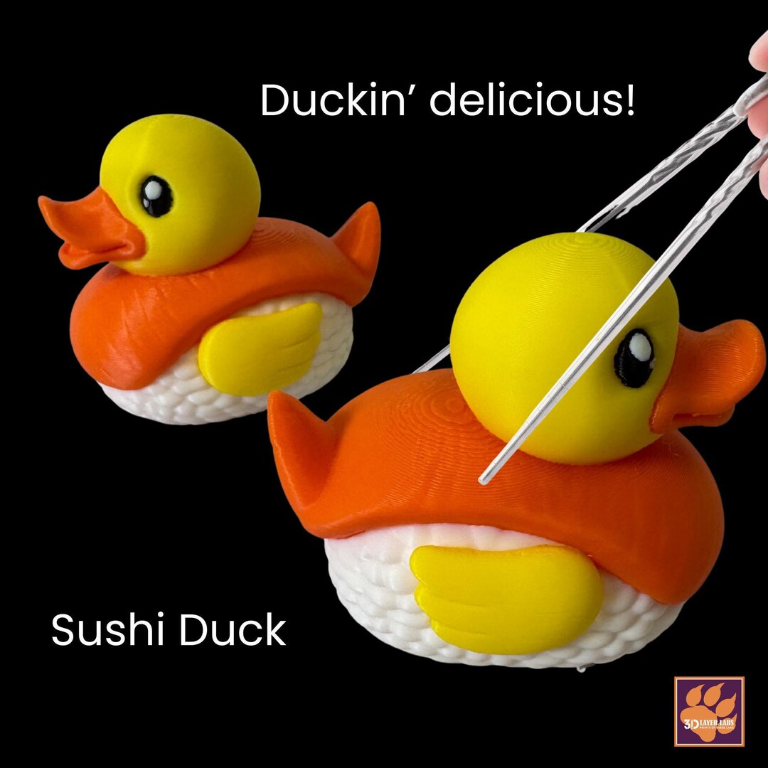 Sushi Duck Decoration Dashboard Ornament Car Accessory Jeeping Duck ...