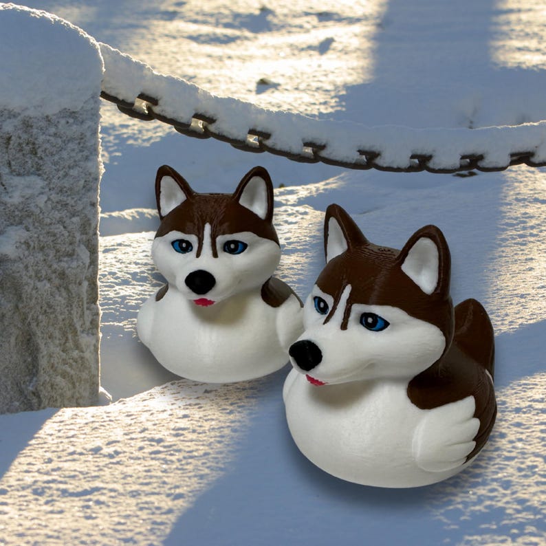 Husky Dashboard Duck Vehicle Decoration Car Accessory Dog Themed ...