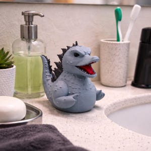 Godzilla Duck Car Dashboard Accessory Funny 4x4-jeep Duck Kaiju Sci-fi ...