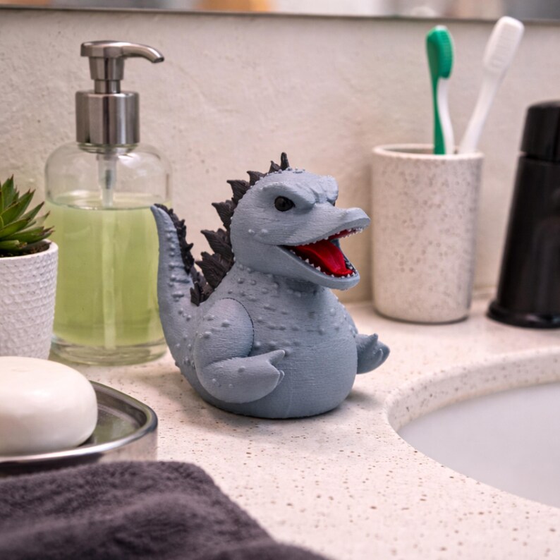 Godzilla Duck Car Dashboard Accessory Funny 4x4-jeep Duck Kaiju Sci-fi ...