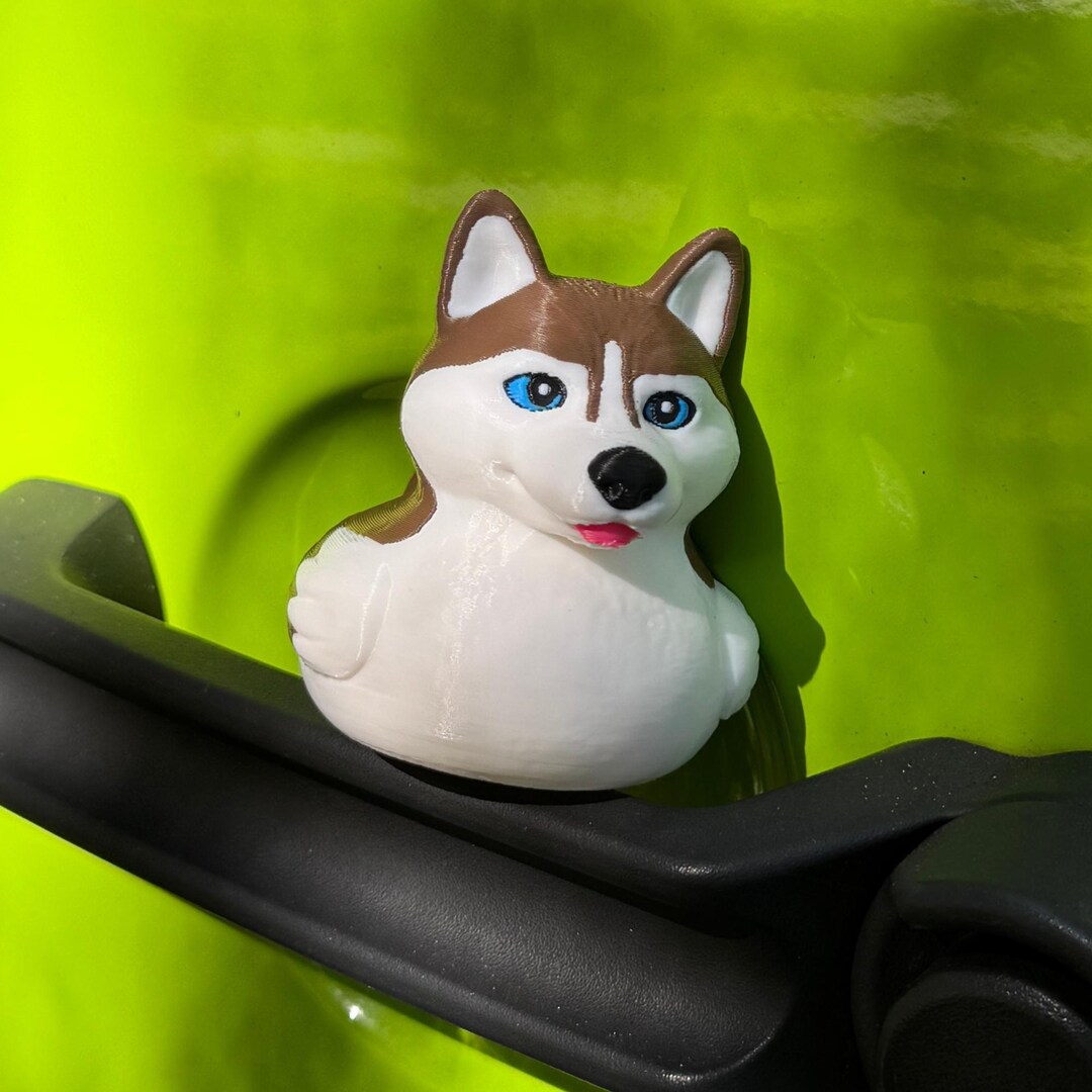 Husky Dashboard Duck Vehicle Decoration Car Accessory Dog Themed ...