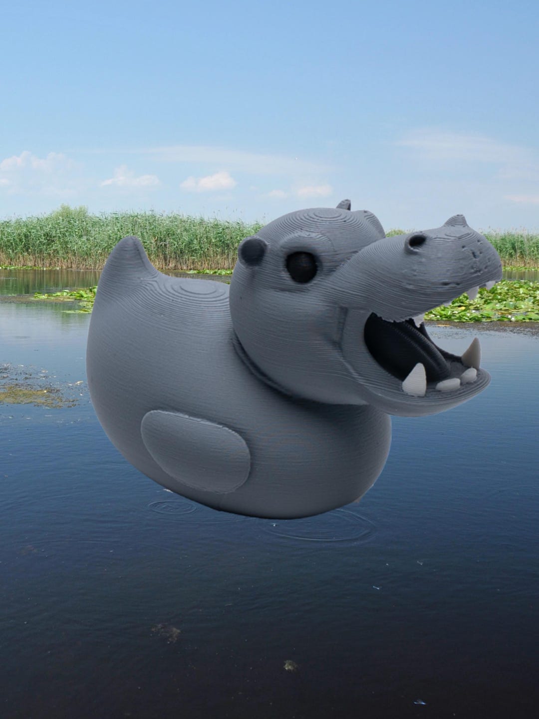Hippo Duck for Jeep Ducking Cruise Collection 3D Printed Waterproof Fun ...