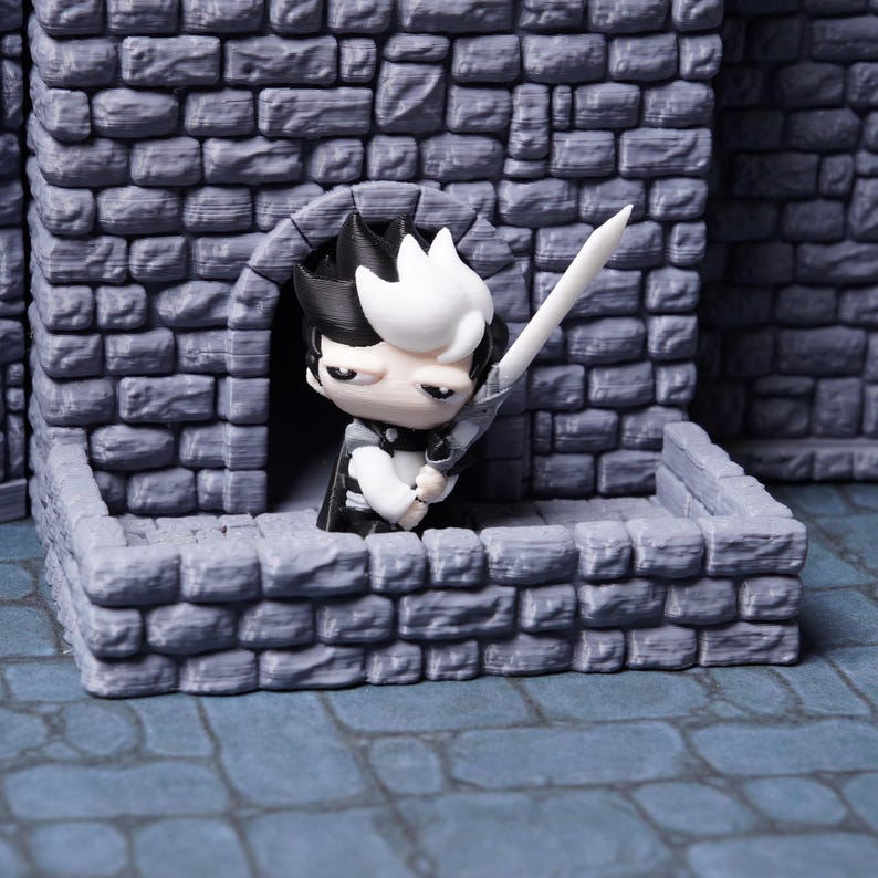 Dnd Fighter Miniature Human Hero Fantasy Figure Tabletop Rpg Character ...