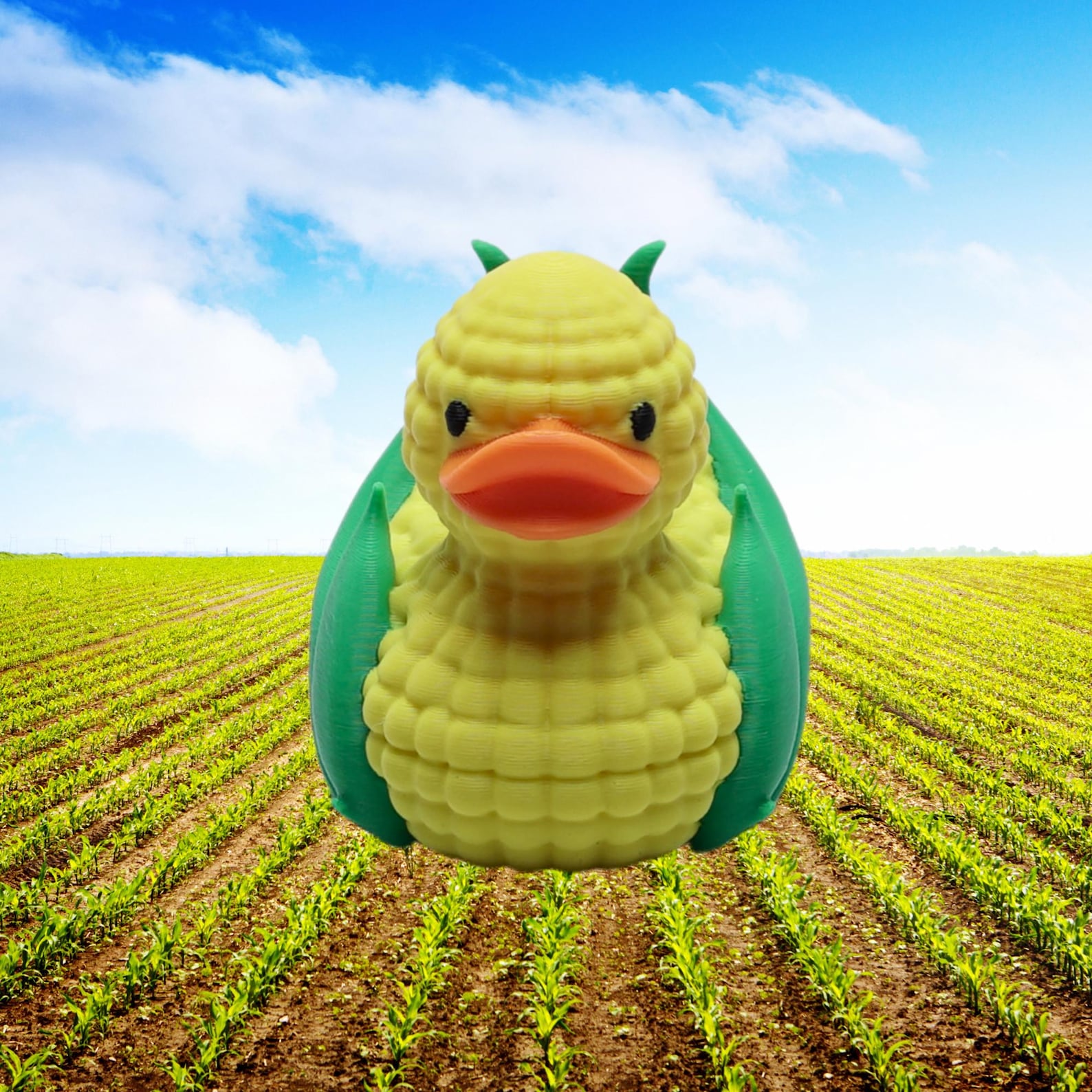 Corn Duck Decoration 4x4 Ducking Vehicle Dashboard Gift Nebraska ...