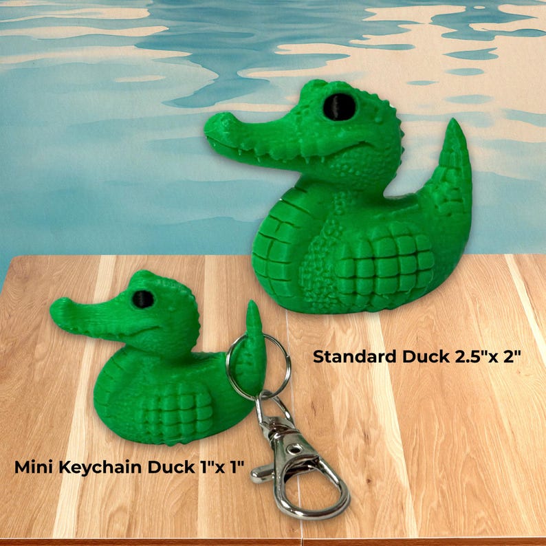 Gator Duck Gift University Football Team Fan Duck Alligator Themed ...