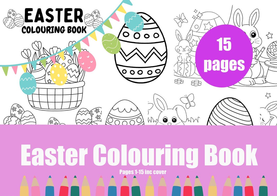 Easter Colouring Book, Fun Easter Activity for the Classroom and at ...