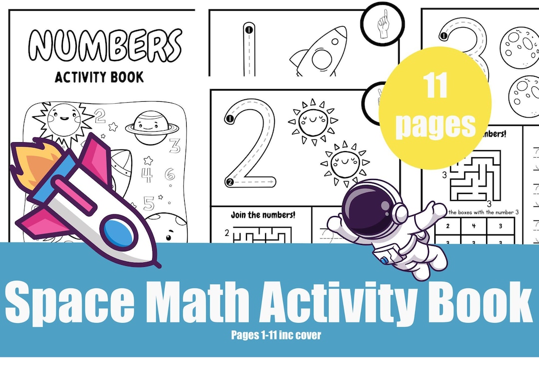 Space Math Activity Sheet, Kids Educational, Toddler Learning, Mathsfun ...