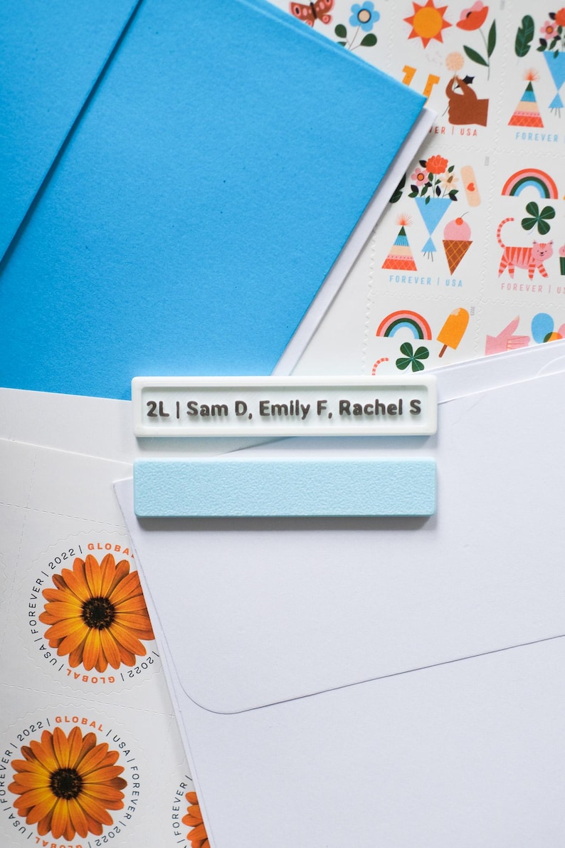 Custom Name Plate for Mailbox With Adhesive Tape - No Junk Mail! - Etsy