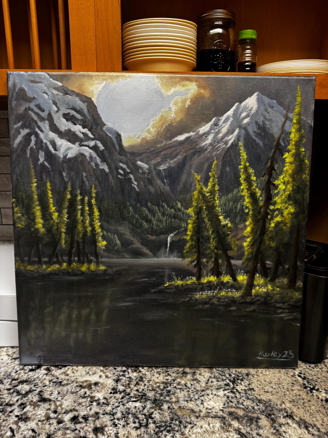 Hunleys Newest Painting Heaven on Earth - Etsy