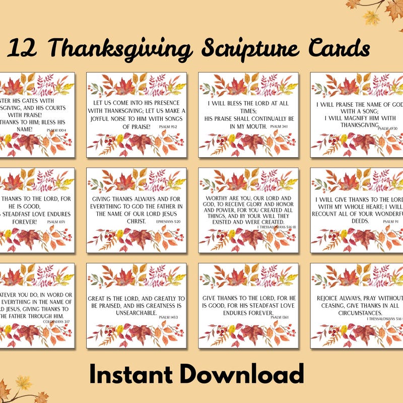 Memory Verse Cards Set - Etsy