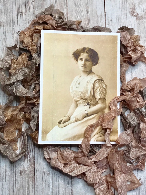 POWDER PUFF Crinkled Seam Binding Hand-dyed Shades of Taupe - Etsy