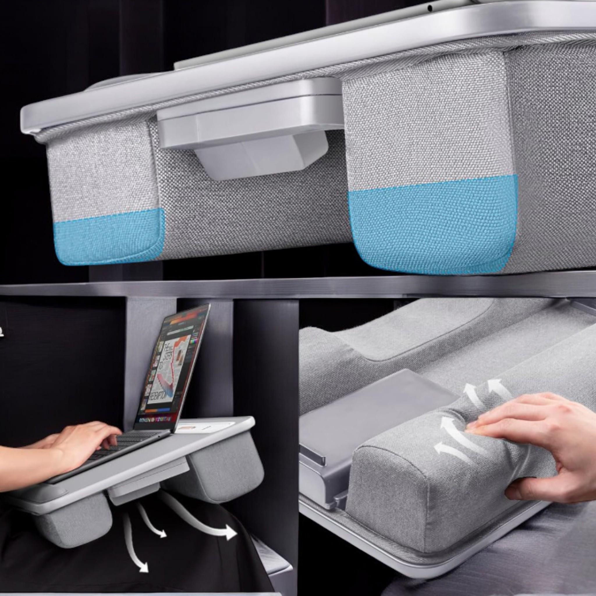 Lap Desk With LED Light, Phone Holder, Portable Laptop Tray - Etsy