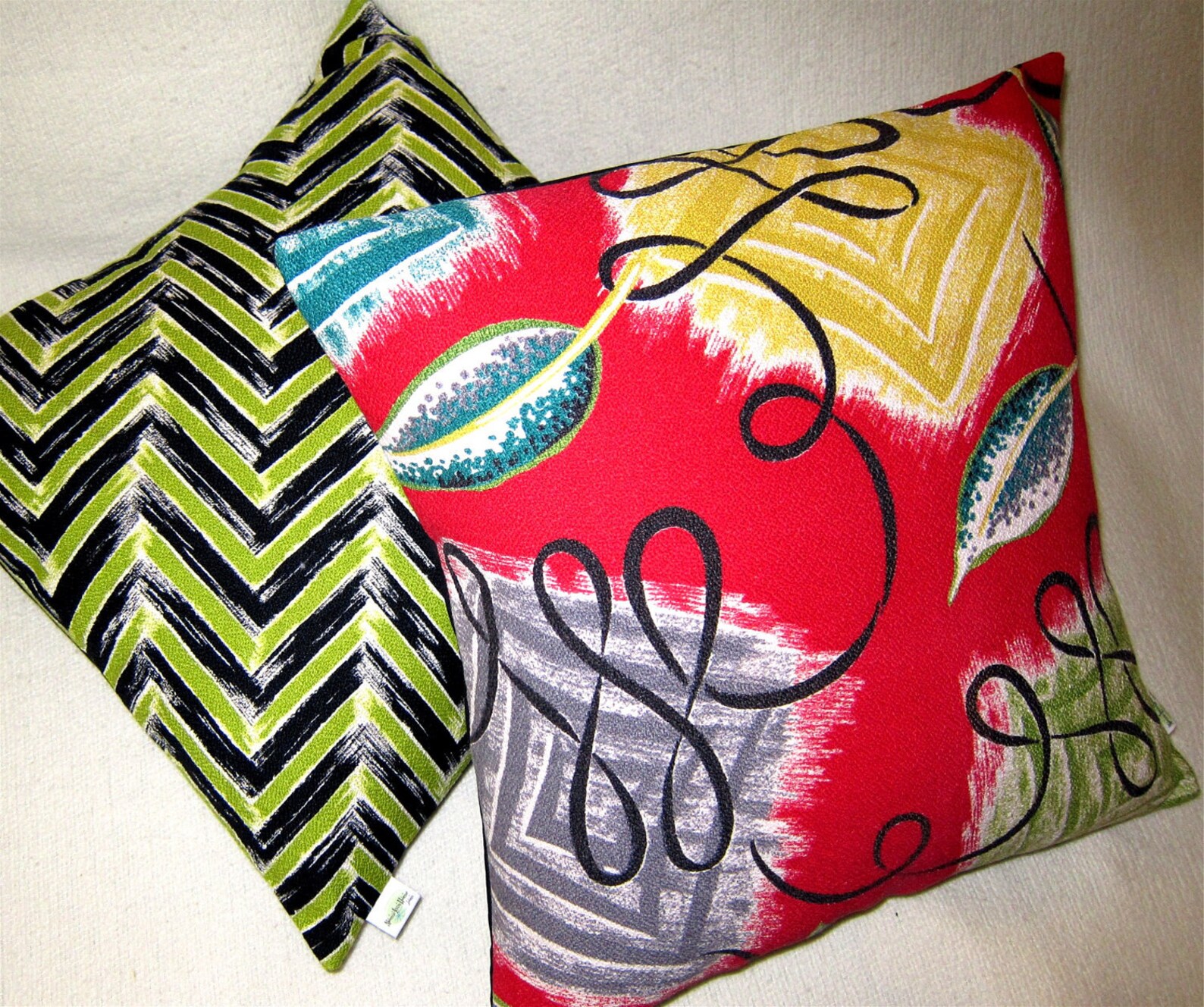 Retro Mid Century Modern Pillow Cover Vintage 1950s - Etsy