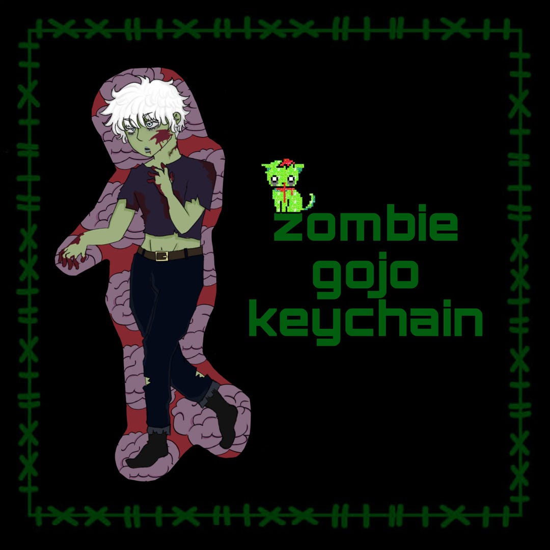 Monster JJK Keychains | Satoru Gojo - Etsy