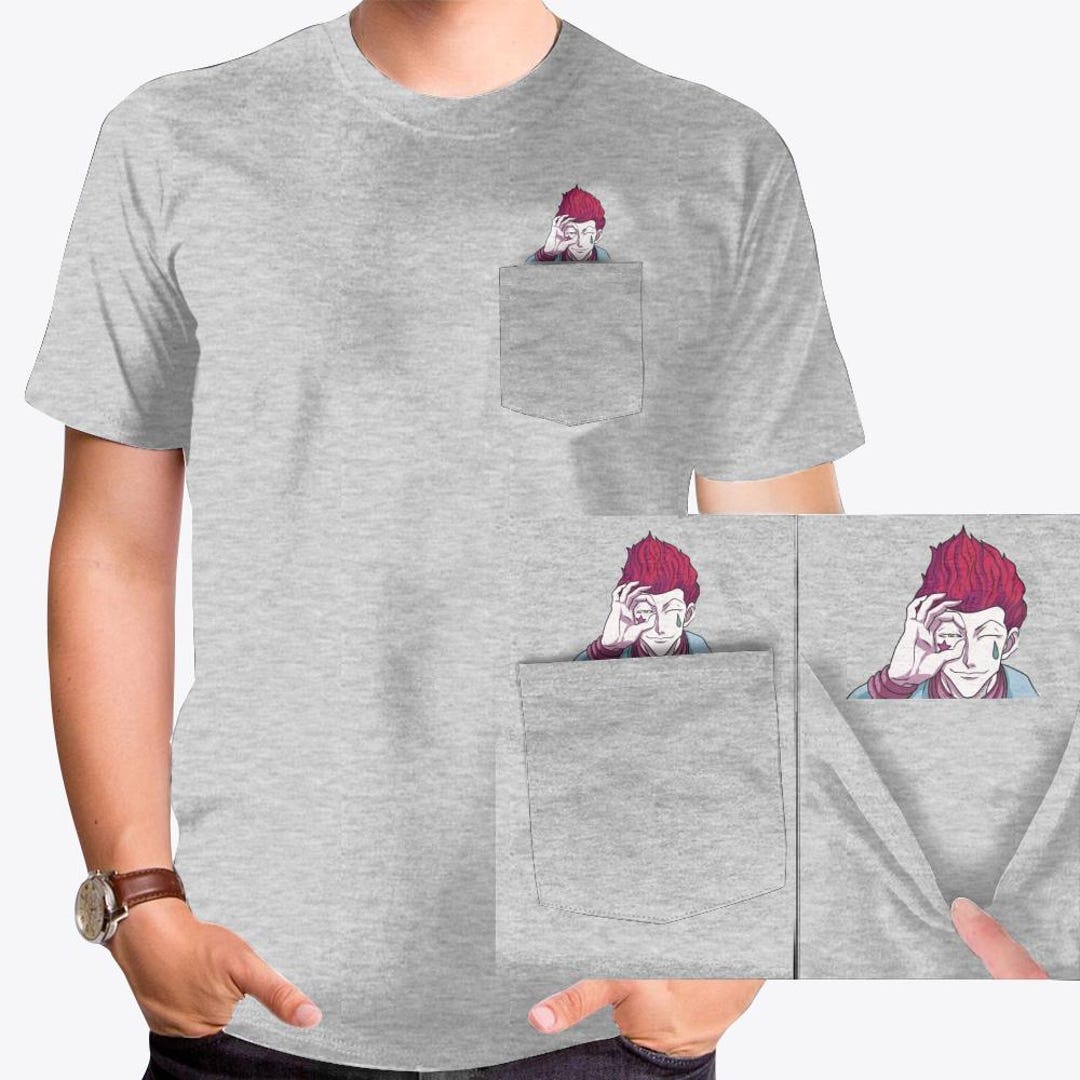 Hunter X Hunter Hisoka T-shirt, Anime Apparel, Japan, Manga, Pocket ...